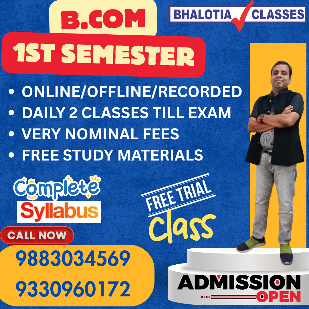 Welcome to Bhalotia Classes